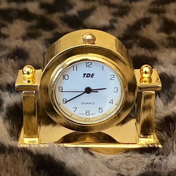 Vintage | Other | Vintage Tde Miniature Clock | Poshmark